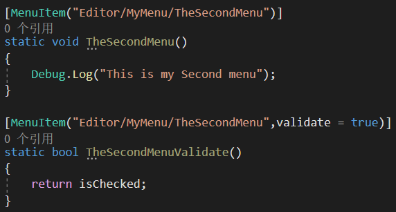 Unity编辑器扩展基本功能：MenuItem（在Unity主菜单中添加自定义子菜单） - 哔哩哔哩