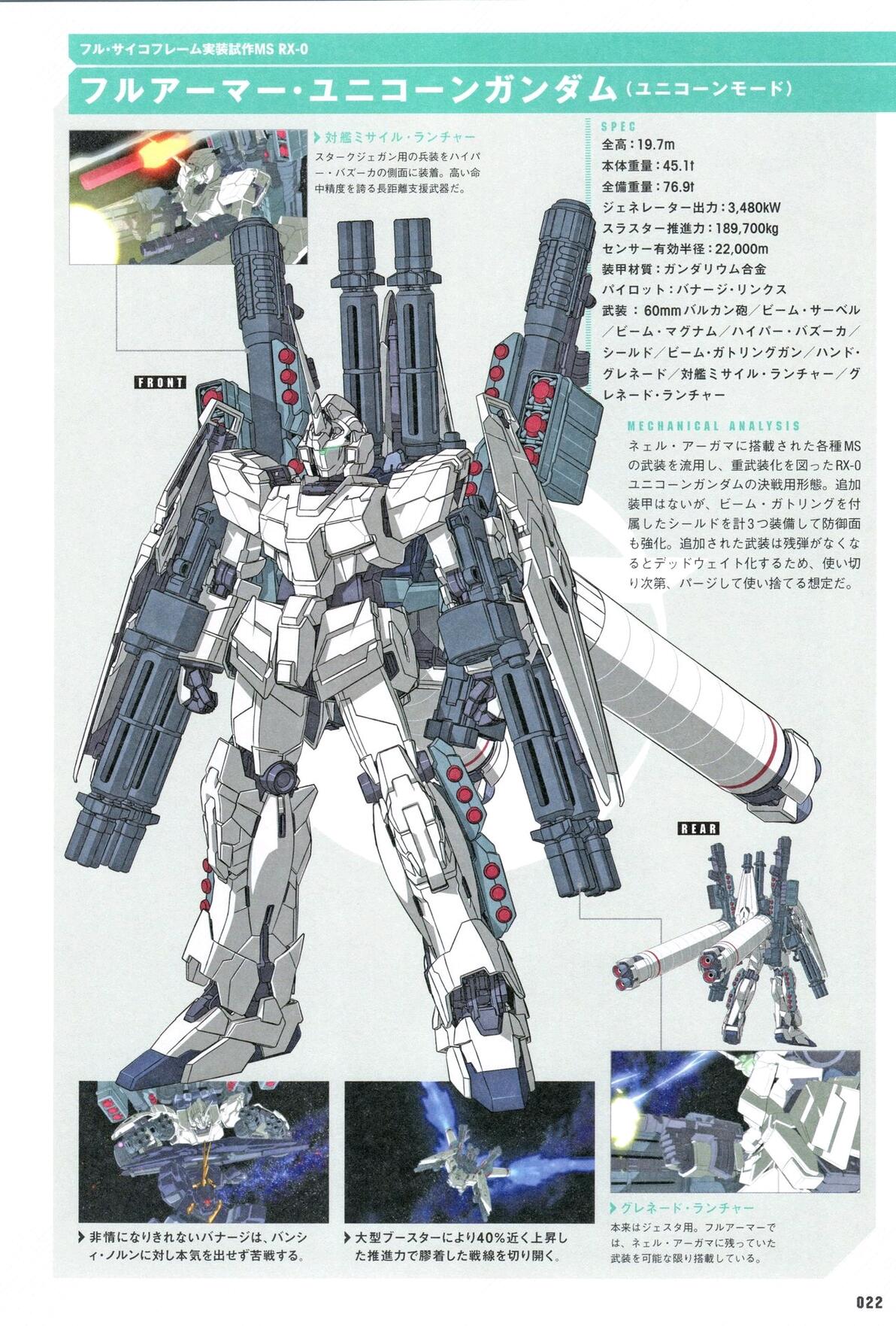 GUNDAM UC 0096 机体设定图#1 - 哔哩哔哩