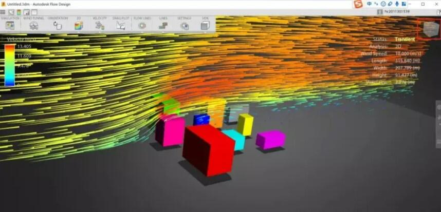 Autodesk Flow Design 建筑风环境模拟神器-3分钟带你掌握基本通风分析方法- - 哔哩哔哩