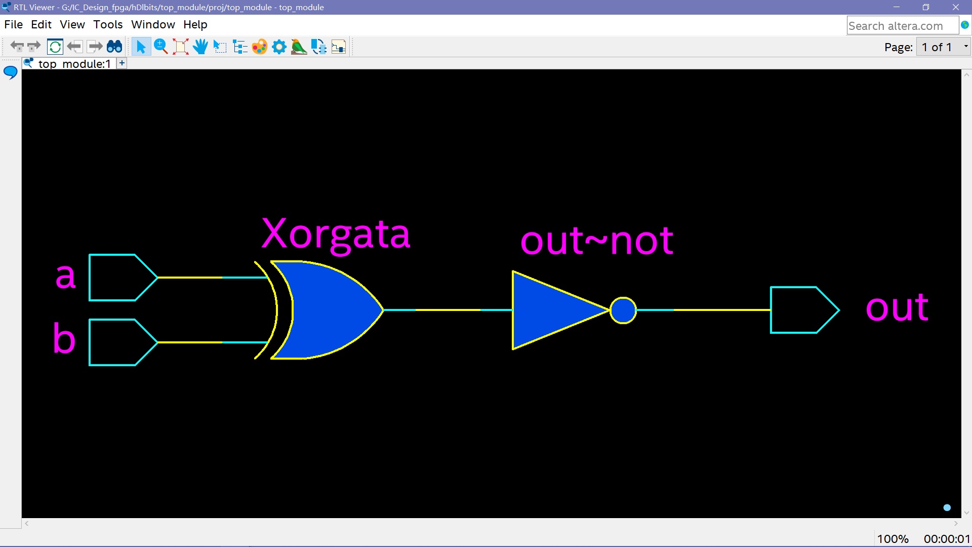 Verilog Language Basics:Inverter、AND、NOR、XNOR Gate - 哔哩哔哩