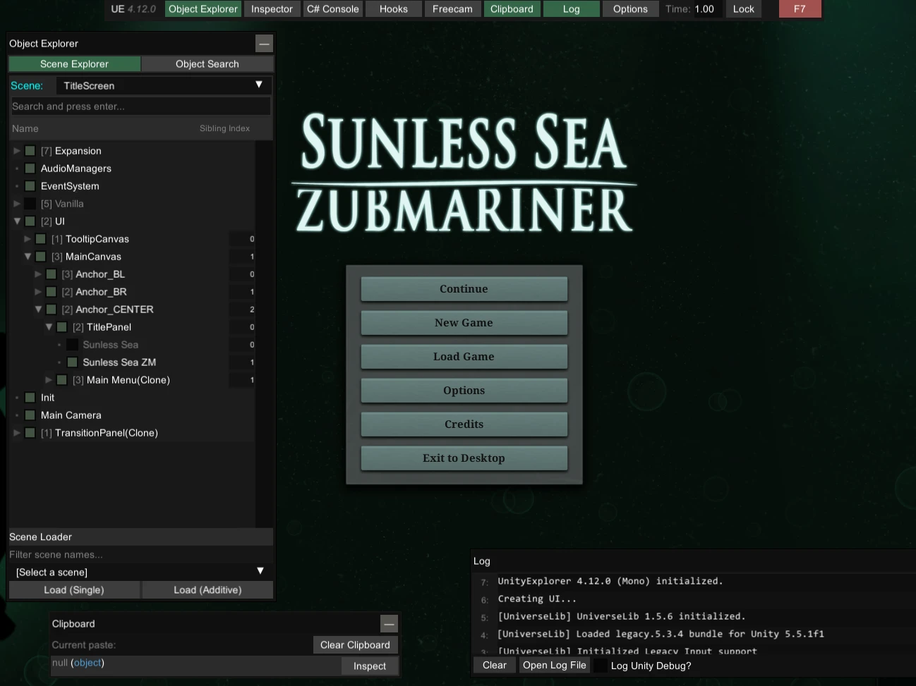 基于 Harmony 的 Sunless Sea (无光之海) 的 UI 汉化 Mod 制作教程 - 哔哩哔哩