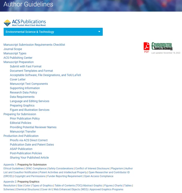 ACS ES&T期刊投稿前中后流程（小白必看） - 哔哩哔哩