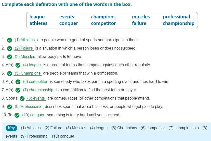 新世界交互英语第二版视听说Unit 4 Competition答案 - 哔哩哔哩