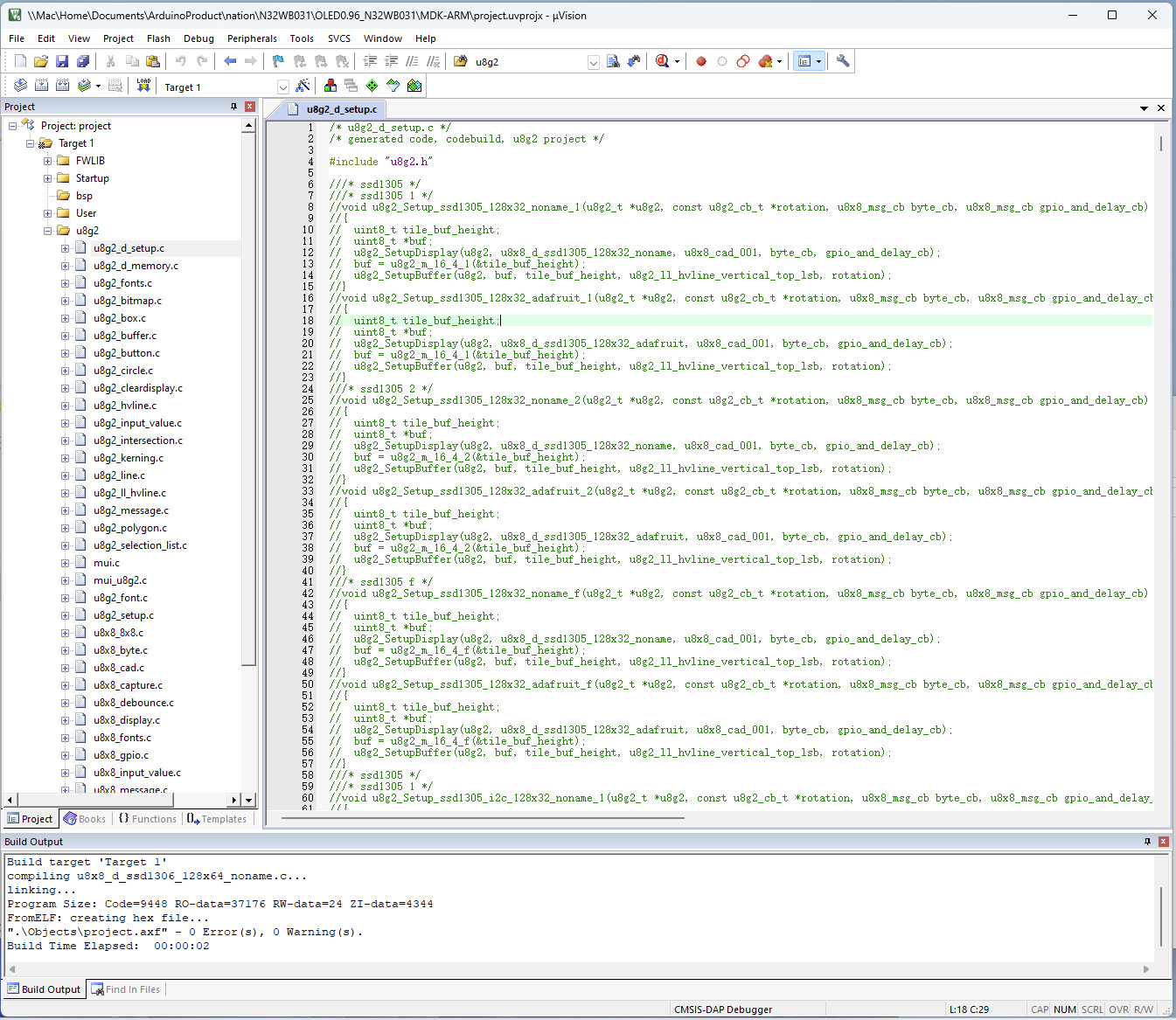 N32WB031移植U8g2过程 - 哔哩哔哩