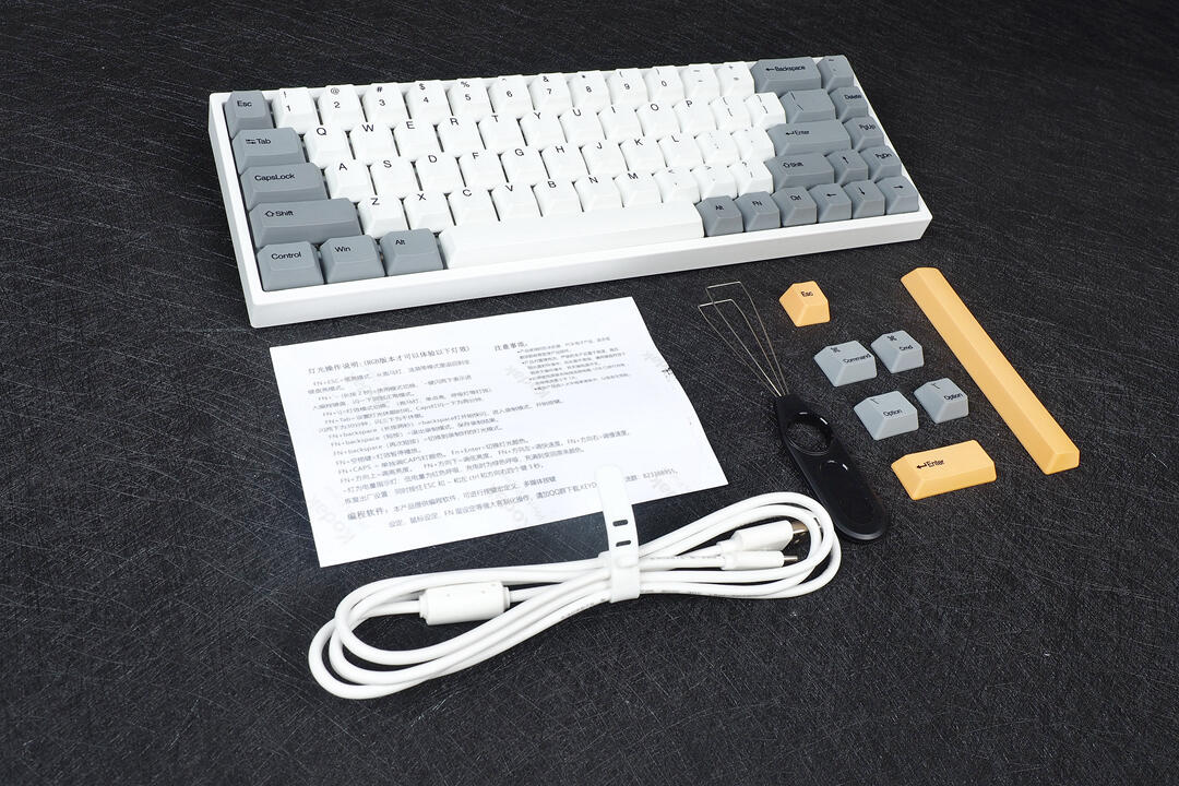 KEYDOUS NJ68机械键盘拆解评测 - 重新起航 - 哔哩哔哩