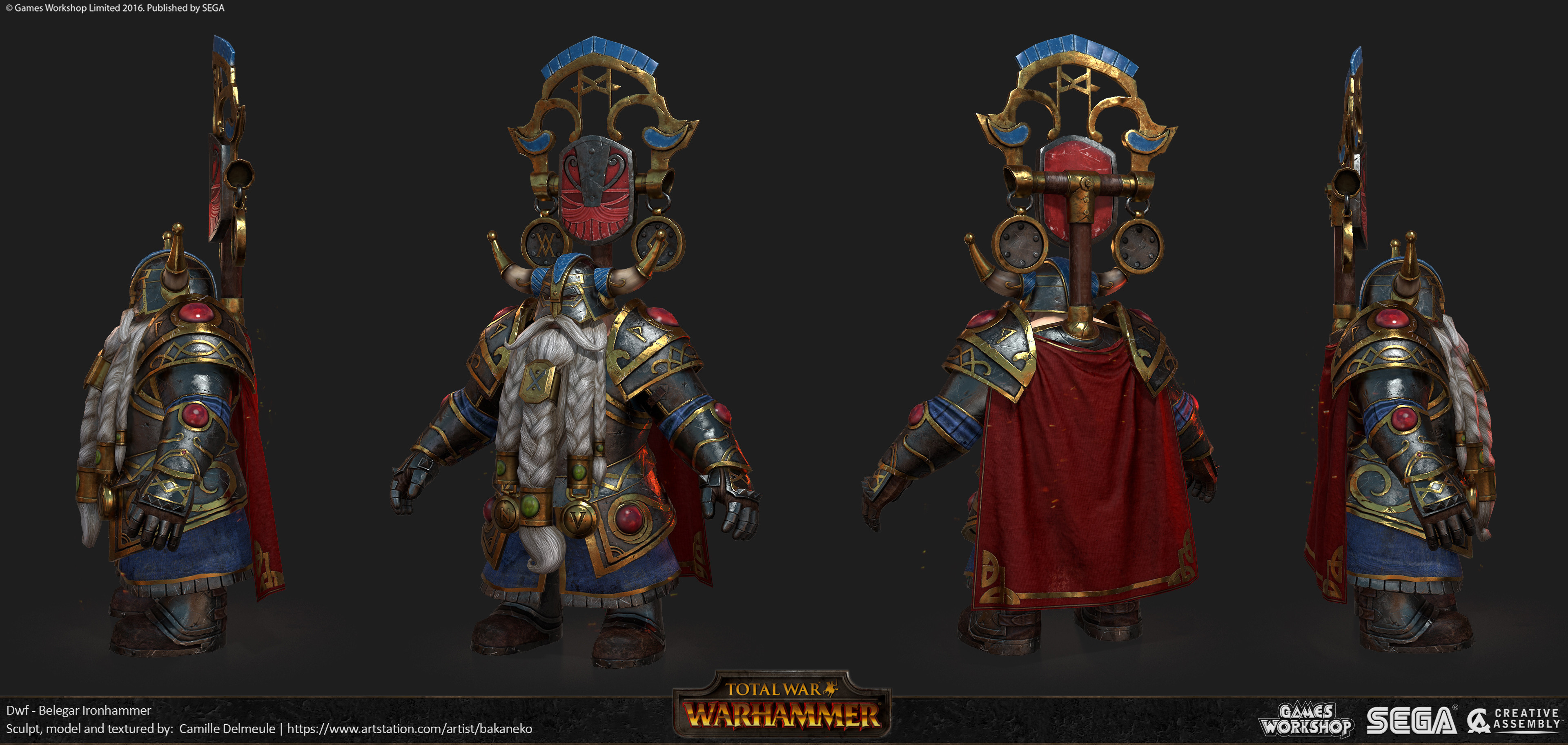 【全面战争：战锤 I】转载Camille Delmeule艺术设定（1st/1） - 哔哩哔哩