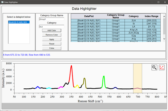 Origin插件：数据分段高亮（Data Highlighter） - 哔哩哔哩