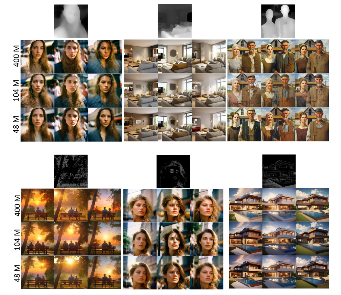 ControlNet-XS发布：只需1%参数的轻量级文生图SD控制模块 - 哔哩哔哩