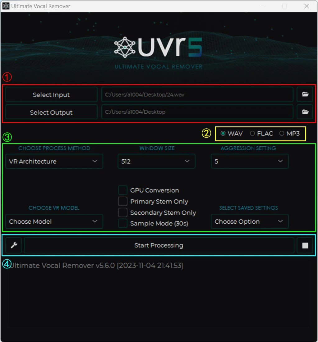 UVR5使用教程和最新连招 - 哔哩哔哩