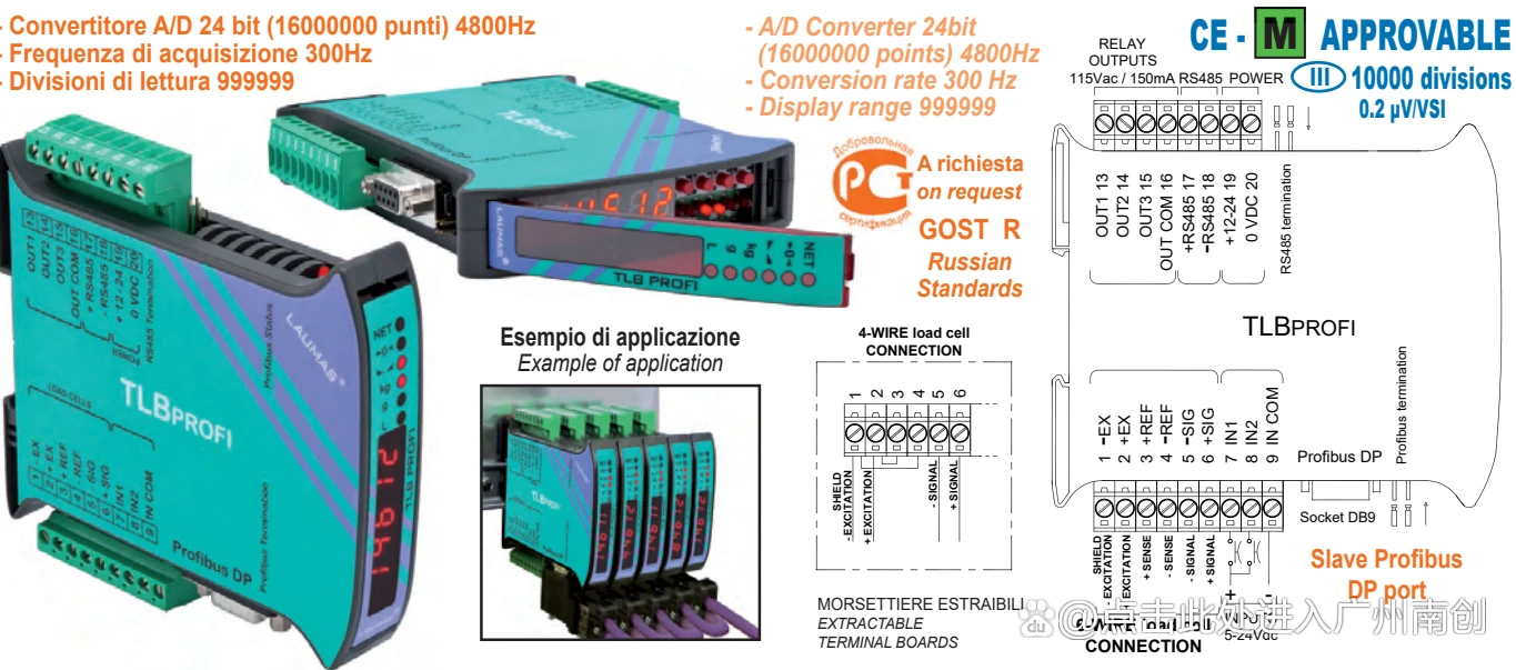 意大利Laumas重量变送器 TLB TLBETHERNET TCP/IP - 哔哩哔哩
