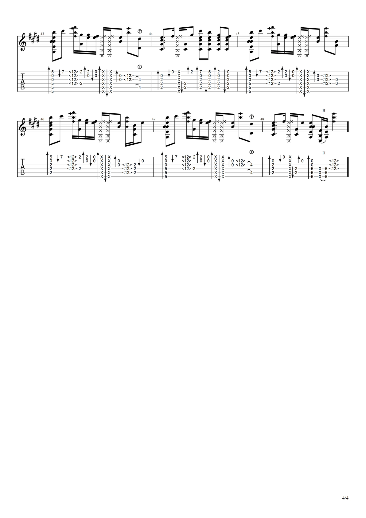 【指弹吉他谱】所以我放弃了音乐 だから僕は音楽を辞めた （重制版） 哔哩哔哩 