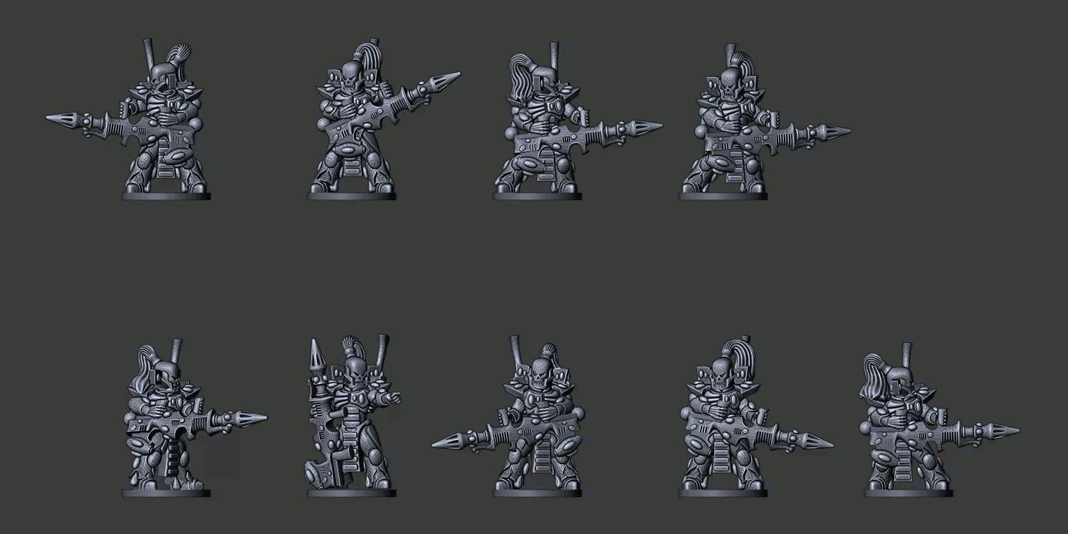 10mm 1/144 战锤40k 灵族 LORD_CHRONOS - 哔哩哔哩