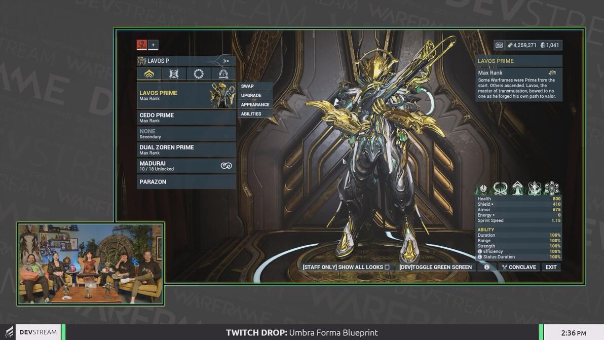 【Warframe】开发者直播 #184 官方总结 - 哔哩哔哩