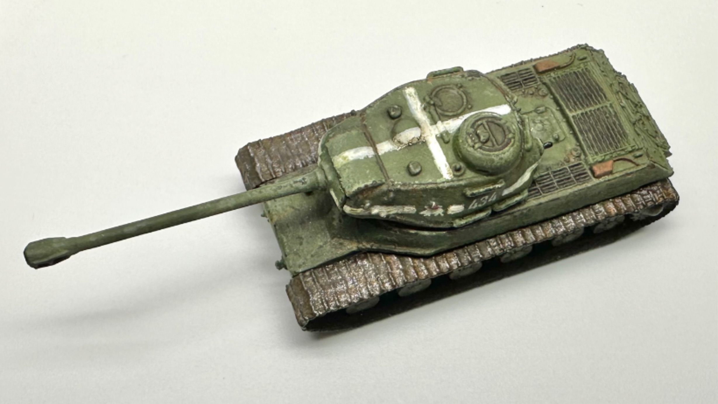 144 比例 二战苏联 IS-2 1943 型 重型坦克 - 哔哩哔哩