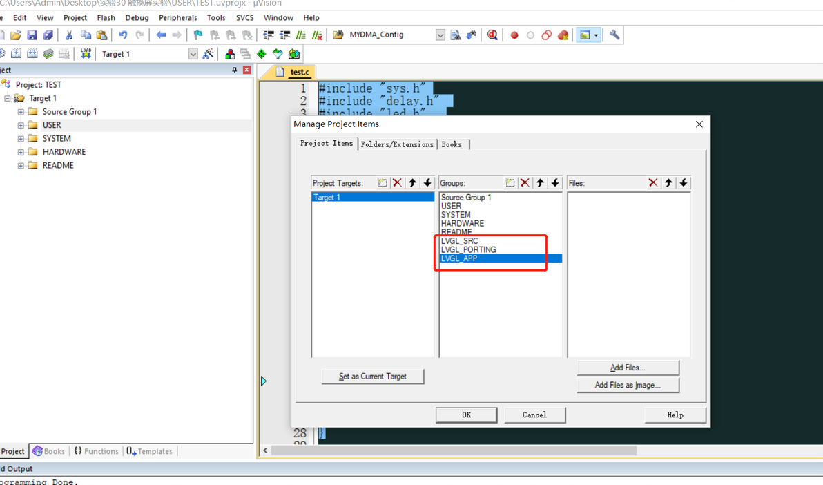 LVGL 8.02移植 - 哔哩哔哩