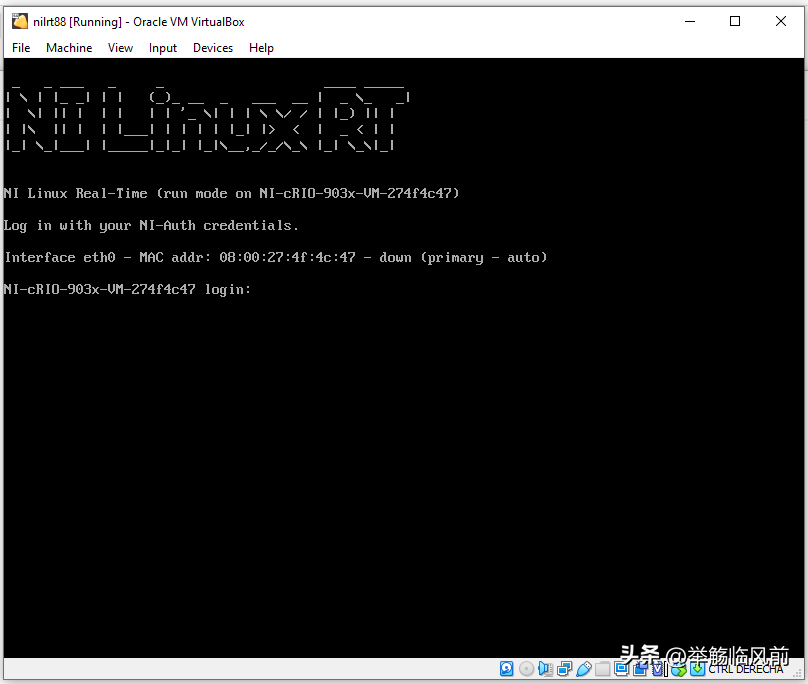 在虚拟机上安装NI Linux RT system，作为LabVIEW主机 - 哔哩哔哩
