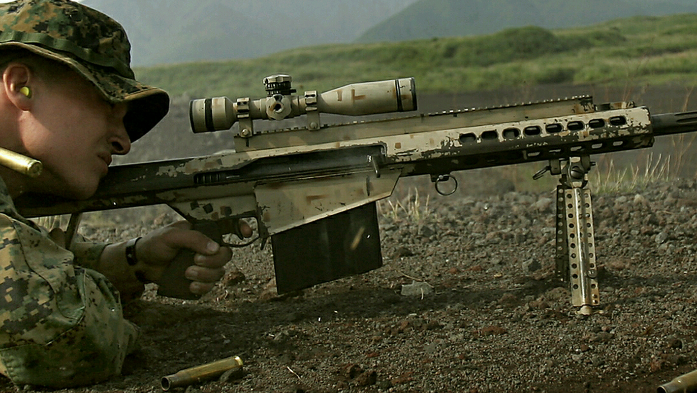 轻武器科普之巴雷特M82A2/ A1M/A3/M107狙击步枪 - 哔哩哔哩
