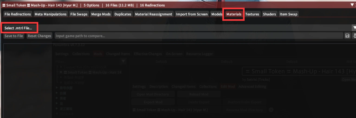 【ff14mod】如何在penumbra中自由更改mod装备颜色 - 哔哩哔哩