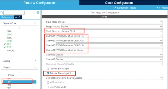 手写STM32 FOC记录-----6路互补PWM - 哔哩哔哩