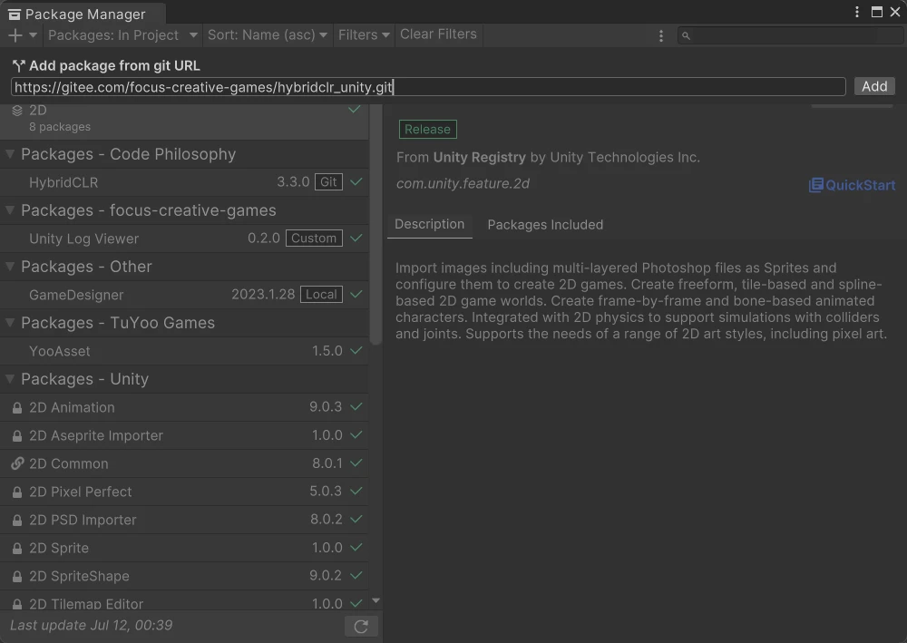 (WebGL)HybridCLR3.3.0+Yooasset1.50 - 哔哩哔哩
