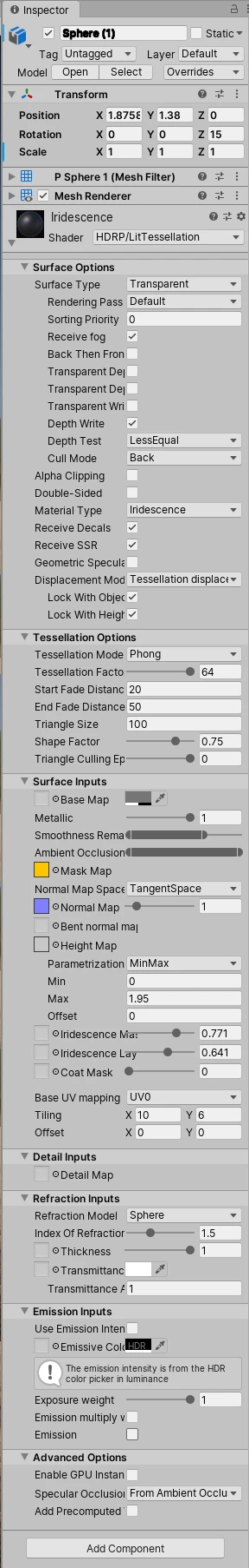 【HDRP】PBR Lit Shader 基础用法（转载自Unity Connect博主 樱花兔） - 哔哩哔哩