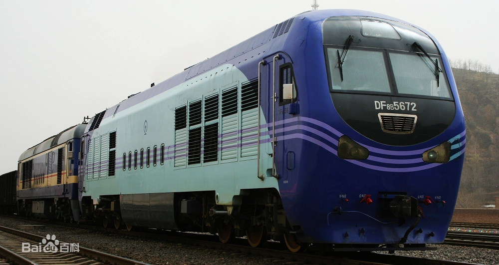 【火车科普贴】S06E18：苦命衍生——东风8DJ（DF8DJ/8B-5672号车）型内燃机车 - 哔哩哔哩