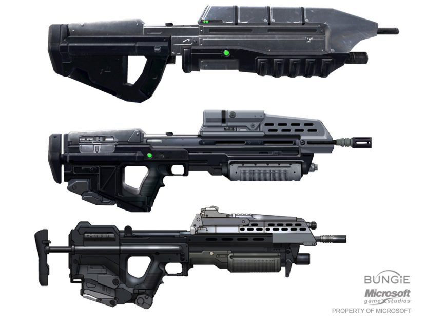 【HALO光环百科】无处不在的游戏图腾----MA系列单兵武器系统 - 哔哩哔哩