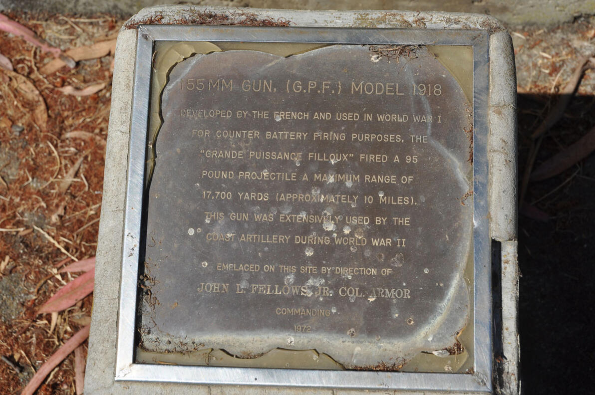 【火炮】馆藏美国155mm Gun M1918M1 GPF 加农炮 - 哔哩哔哩
