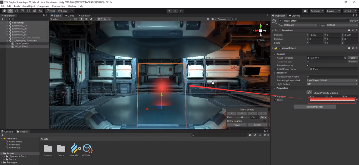 Unity学习笔记 Vol.72 使用 Visual Effects Graph 渲染粒子 - 哔哩哔哩
