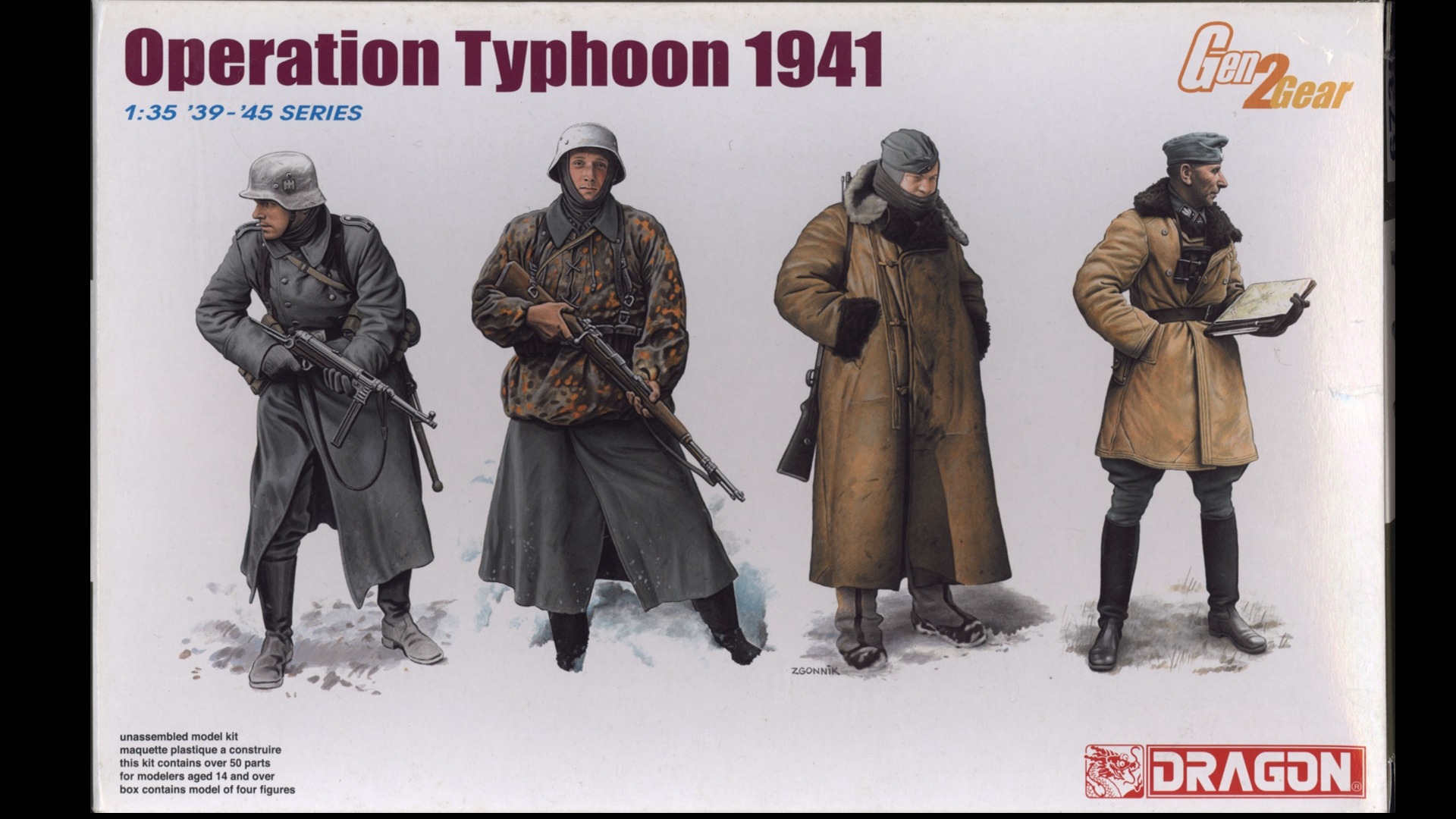 威龙（DRAGON）6735 台风行动1941 说明书 - 哔哩哔哩