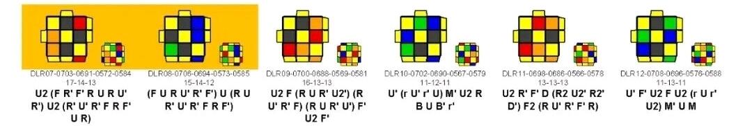 1LLL公式 (一步顶层) (V2) | 超大公式库 - 哔哩哔哩
