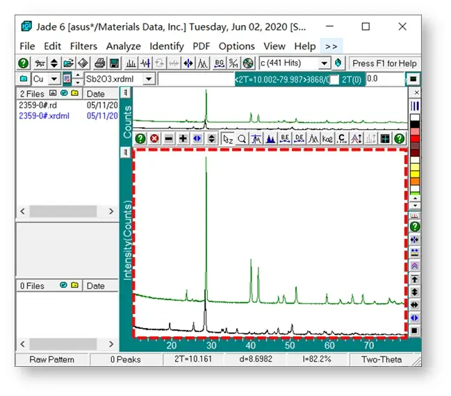 【软件教程】如何使用Jade软件处理XRD数据？ - 哔哩哔哩
