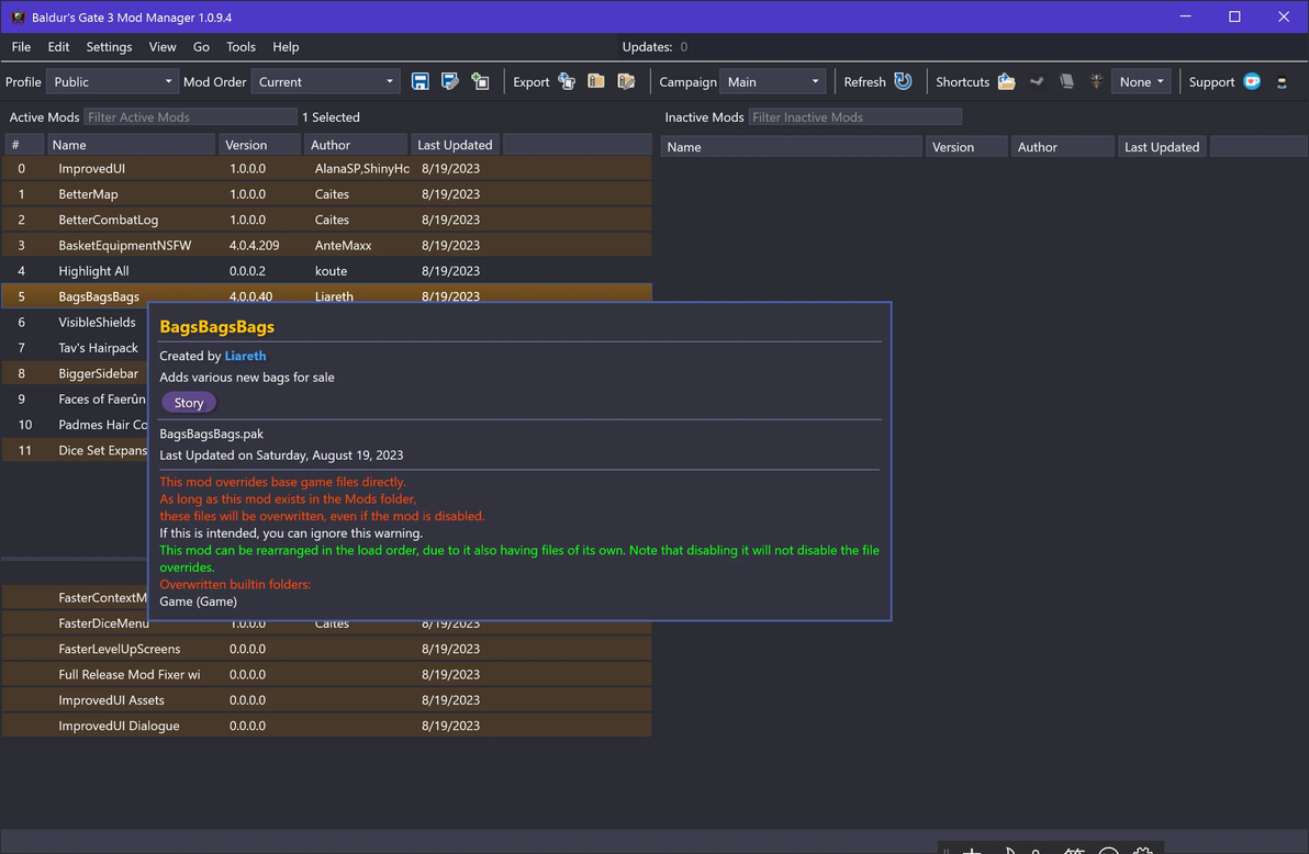 博德之门3 Mod管理器使用教程(BG3ModManager) - 哔哩哔哩