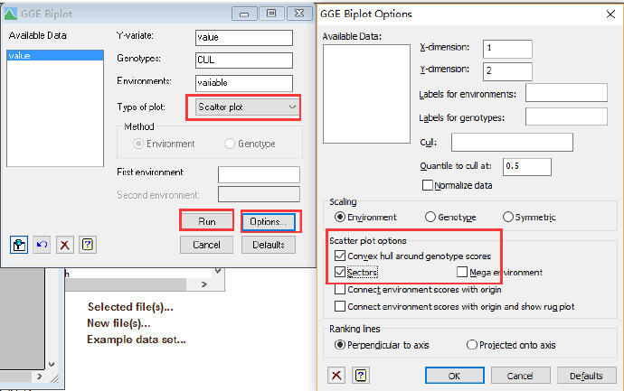 如何使用Genstat 软件实现GGE双标图 - 哔哩哔哩