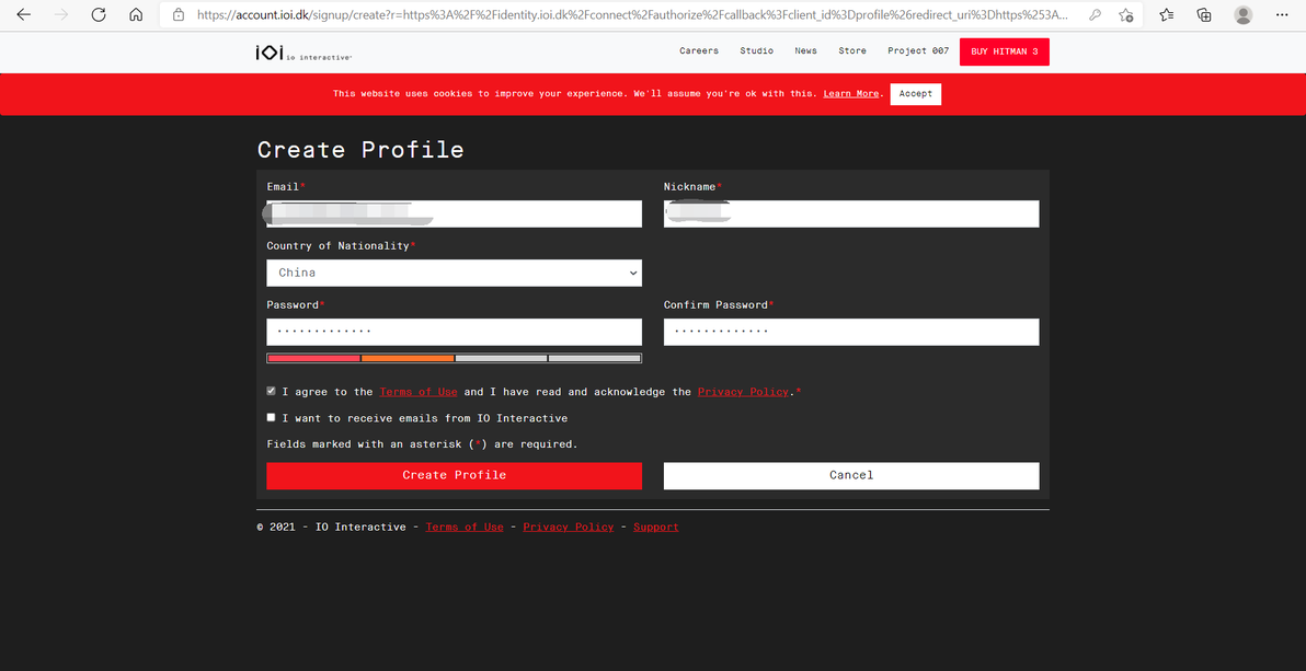 【杀手3】简单几步教你注册一个IOI账户 - 哔哩哔哩