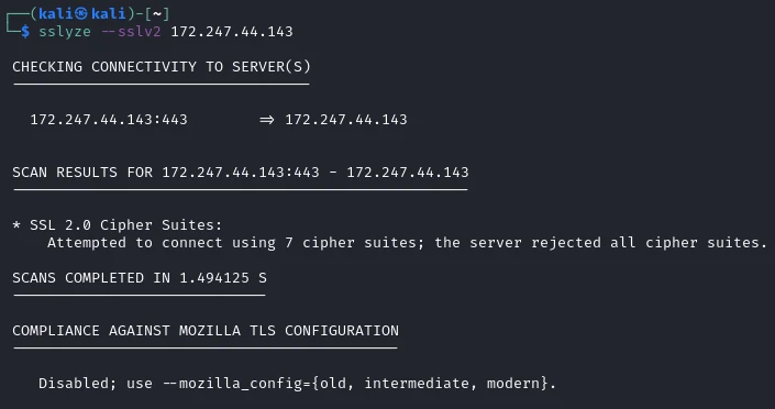 sslyze：一个快速而强大的SSL/TLS扫描工具！全参数详细教程！Kali Linux 教程！ - 哔哩哔哩