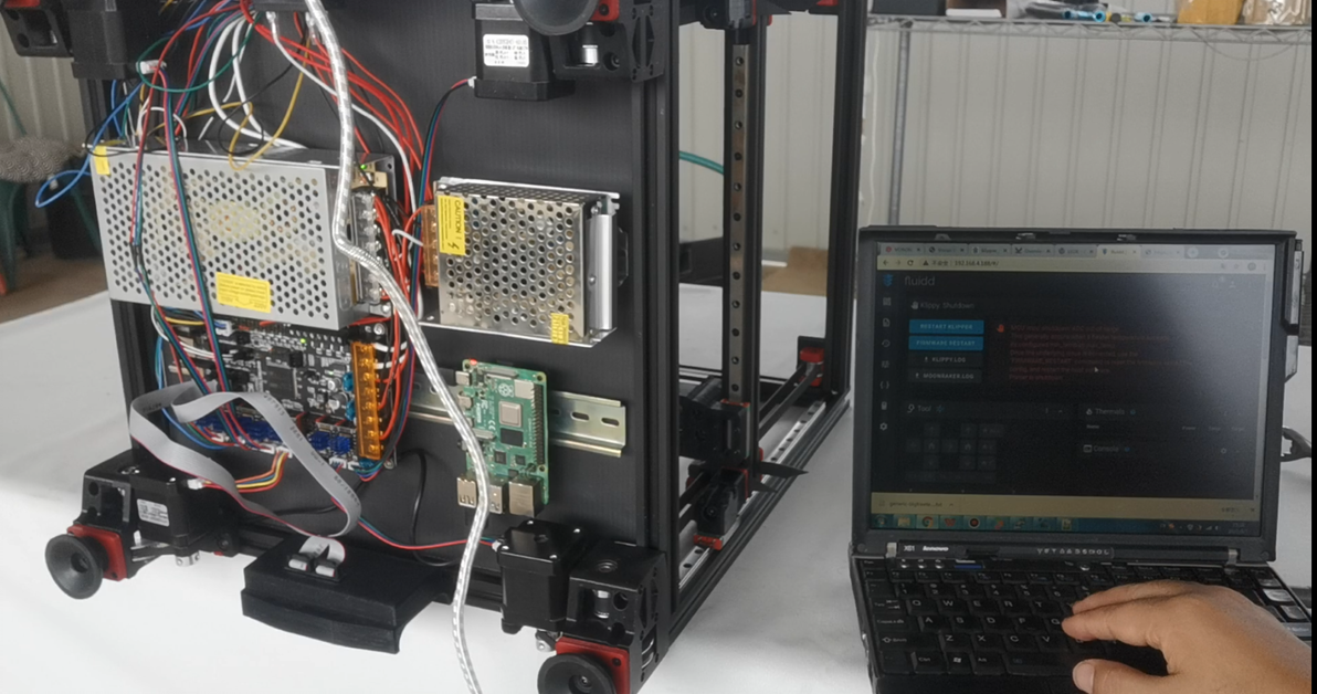 让你的voron2.4打印第一个方块，整体安装的初始化调参，klipper初始化调参。 - 哔哩哔哩