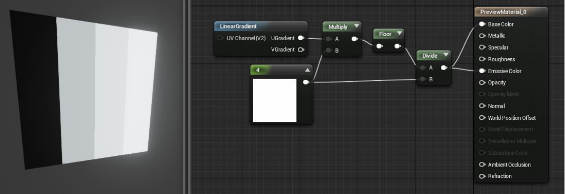 UE4基础材质算法节点介绍 - 哔哩哔哩