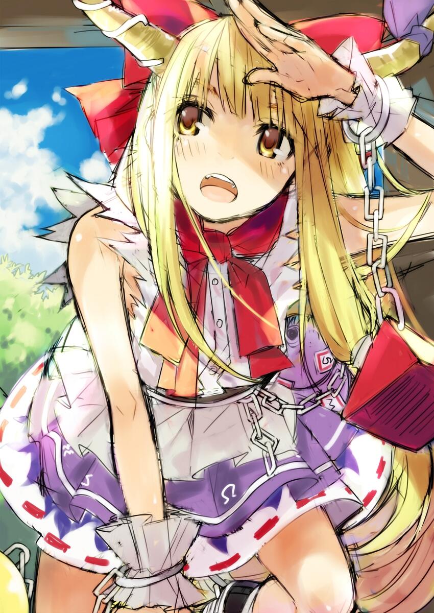 【车万百图】 伊吹萃香 精选插画美图分享 - 哔哩哔哩