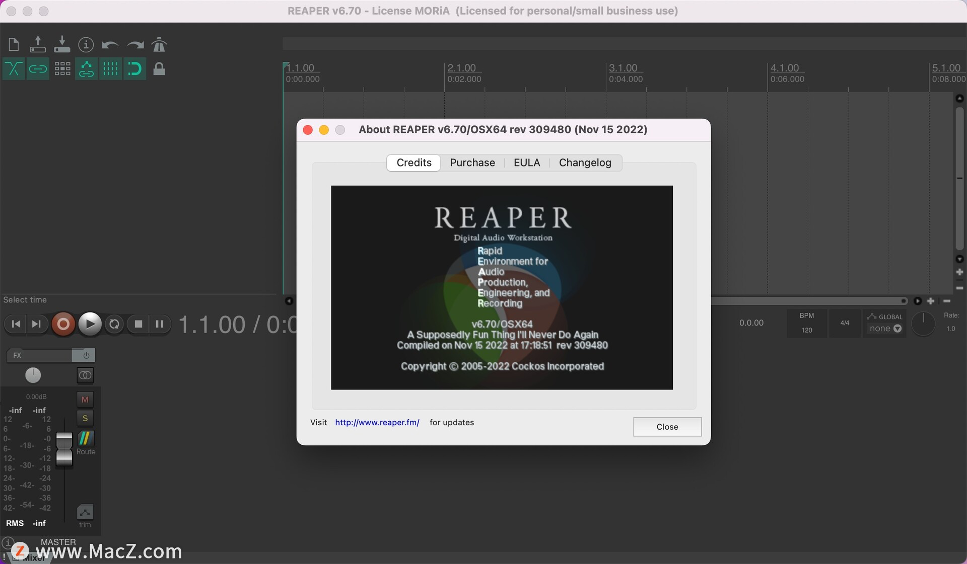 Mac上好用的音频编辑制作软件cockos reaper破解版下载 - 哔哩哔哩