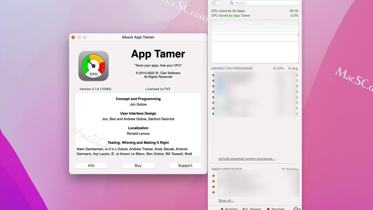 App Tamer for Mac(CPU优化电池管理工具)v2.7.4激活版 - 哔哩哔哩