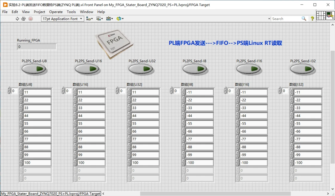 第6章>>实验8：PS(ARM)端与PL端FPGA通过FIFO队列进行交互《LabVIEW FPGA ZYNQ宝典》 - 哔哩哔哩