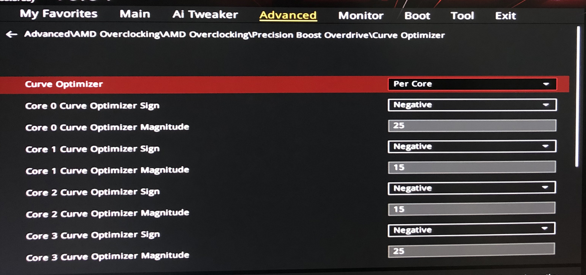 5800X PBO和Curve Optimizer的测试与优化 - 哔哩哔哩