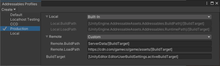 Unity Addressable Profiles 配置文件 哔哩哔哩