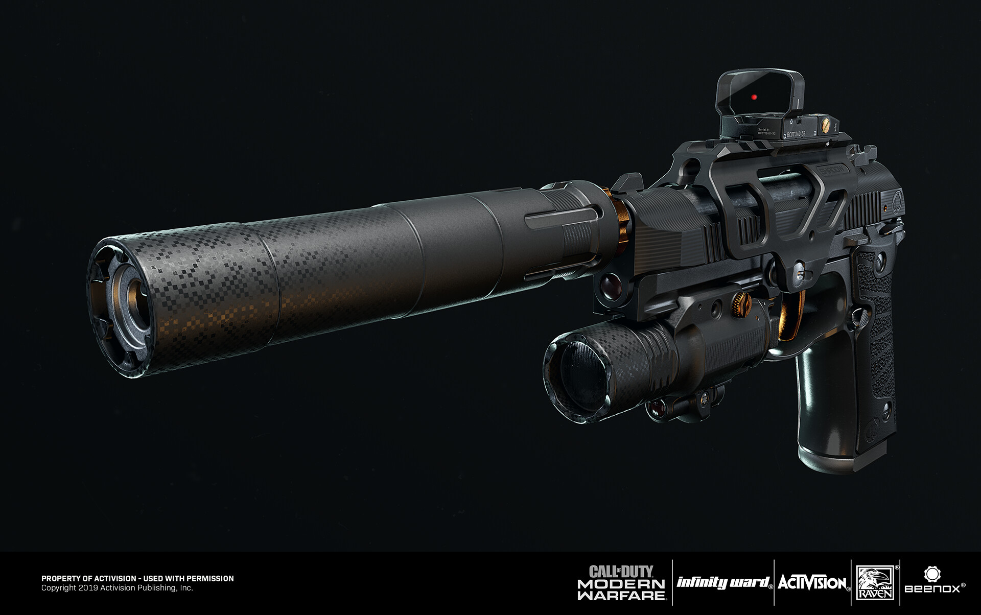 【COD16】IW军工集团产品预览图：手枪篇 - 哔哩哔哩