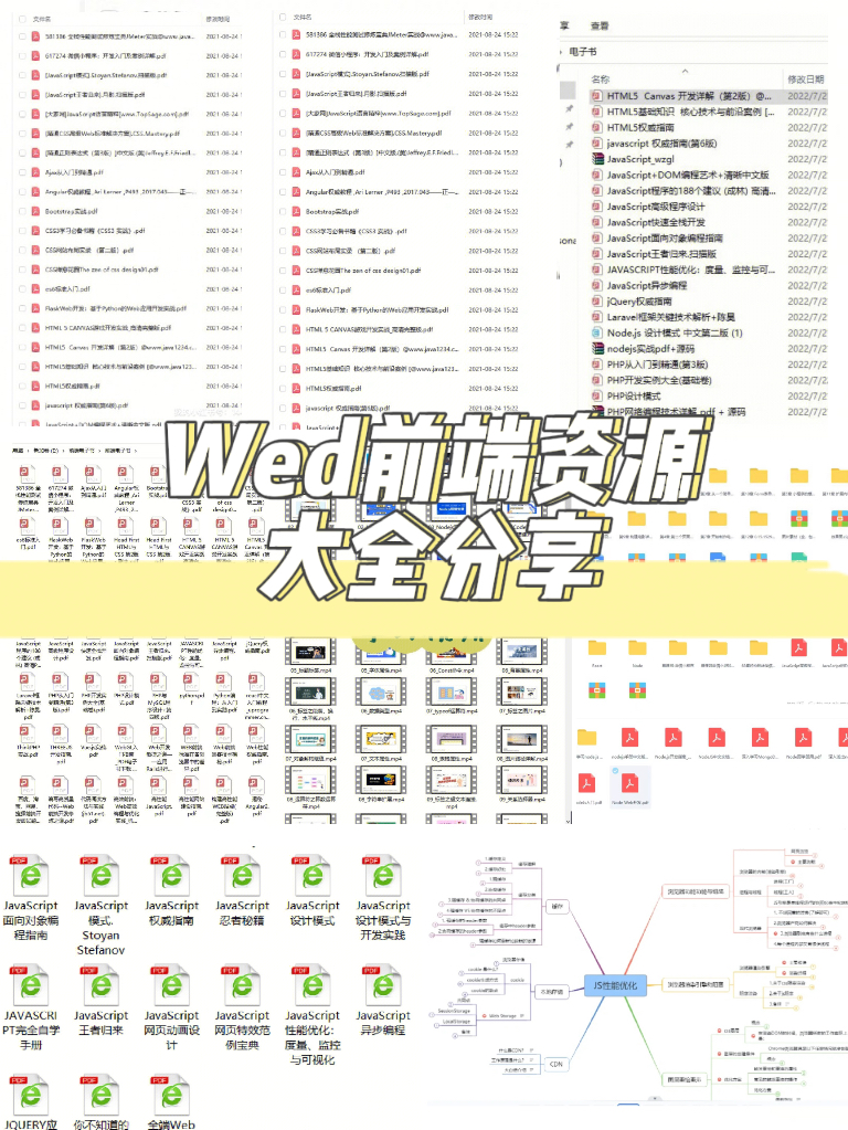2024年最新web前端资源全套(htmlcssjs)学完即就业! 哔哩哔哩