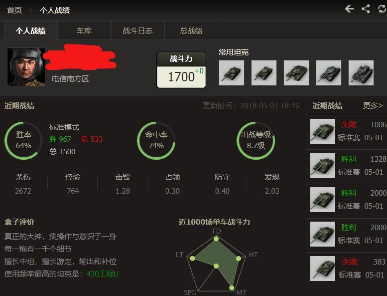 坦克世界直营服XVM（WN8）的正确食用方式 - 哔哩哔哩