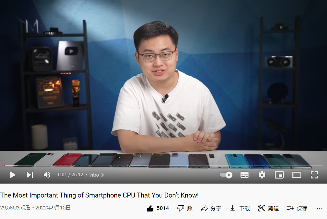 极客湾Geekerwan英文版手机芯片能效图相比中文版多了些什么？ - 哔哩哔哩