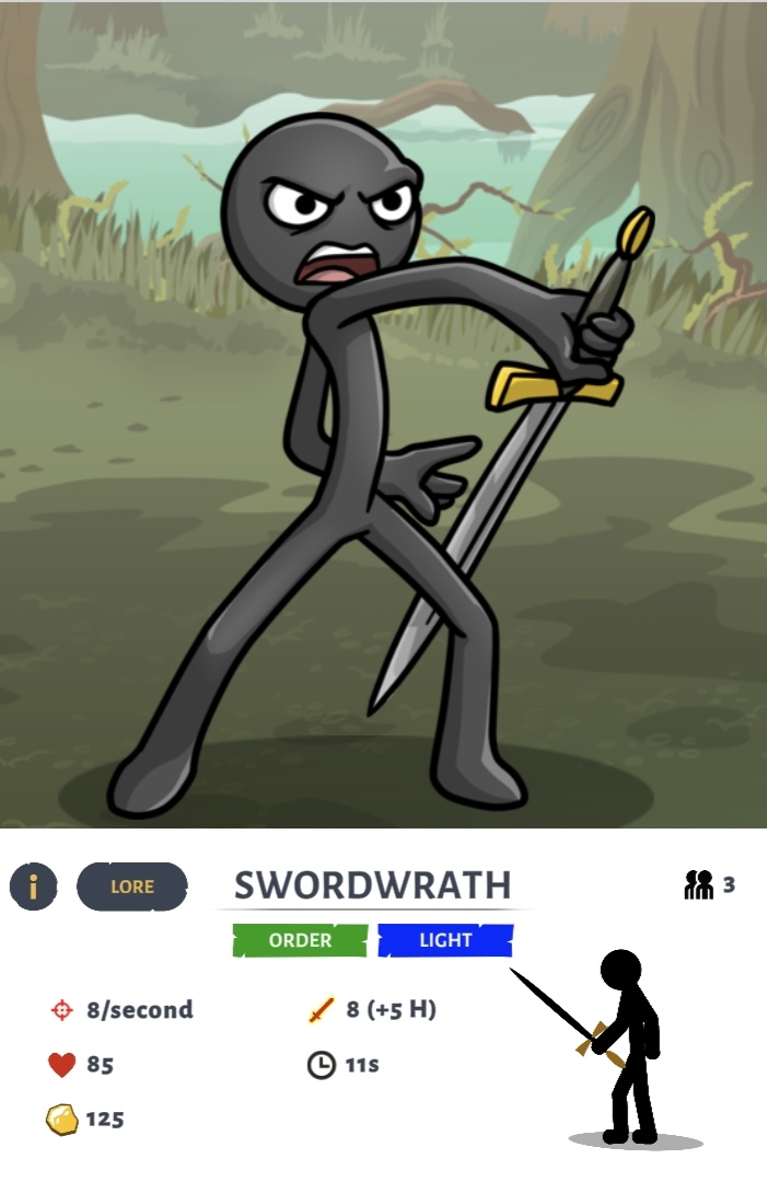 Stick War 3 兵种介绍—SwrodWrath - 哔哩哔哩